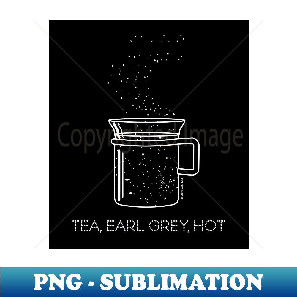 tea earl grey hot captain picard star trek tng star field d | Inspire ...
