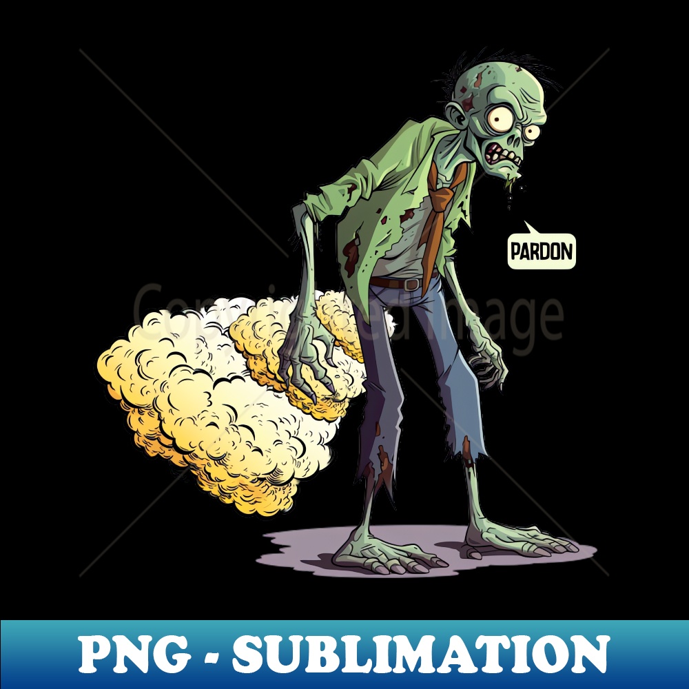 Farting zombie Funny undead zombie - PNG Transparent Sublima | Inspire ...