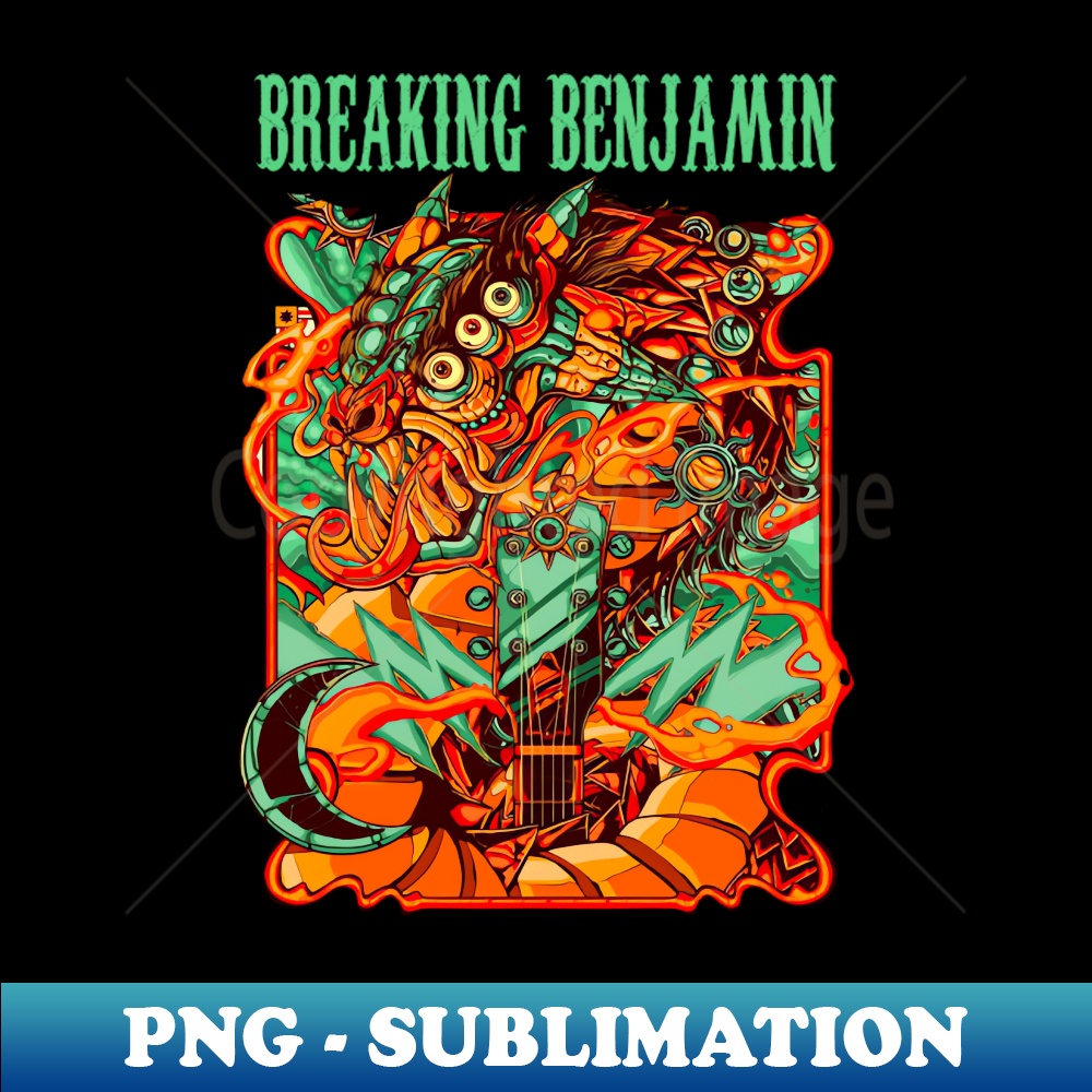 BREAKING BENJAMIN BAND - High-Resolution PNG Sublimation Fil | Inspire ...