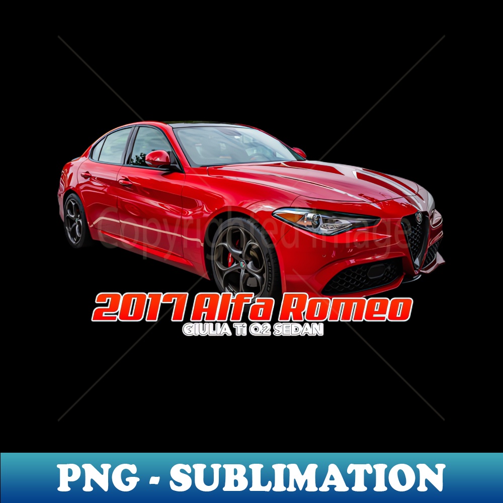 2017 Alfa Romeo Giulia Ti Q2 Sedan - Instant PNG Sublimation | Inspire ...