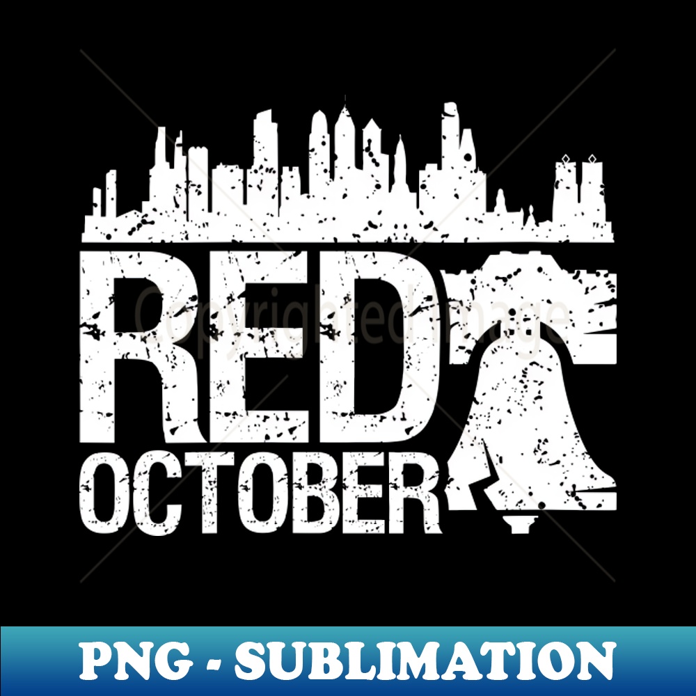 Retro Red October Philly Philadelphia Vintage - PNG Transpar | Inspire ...