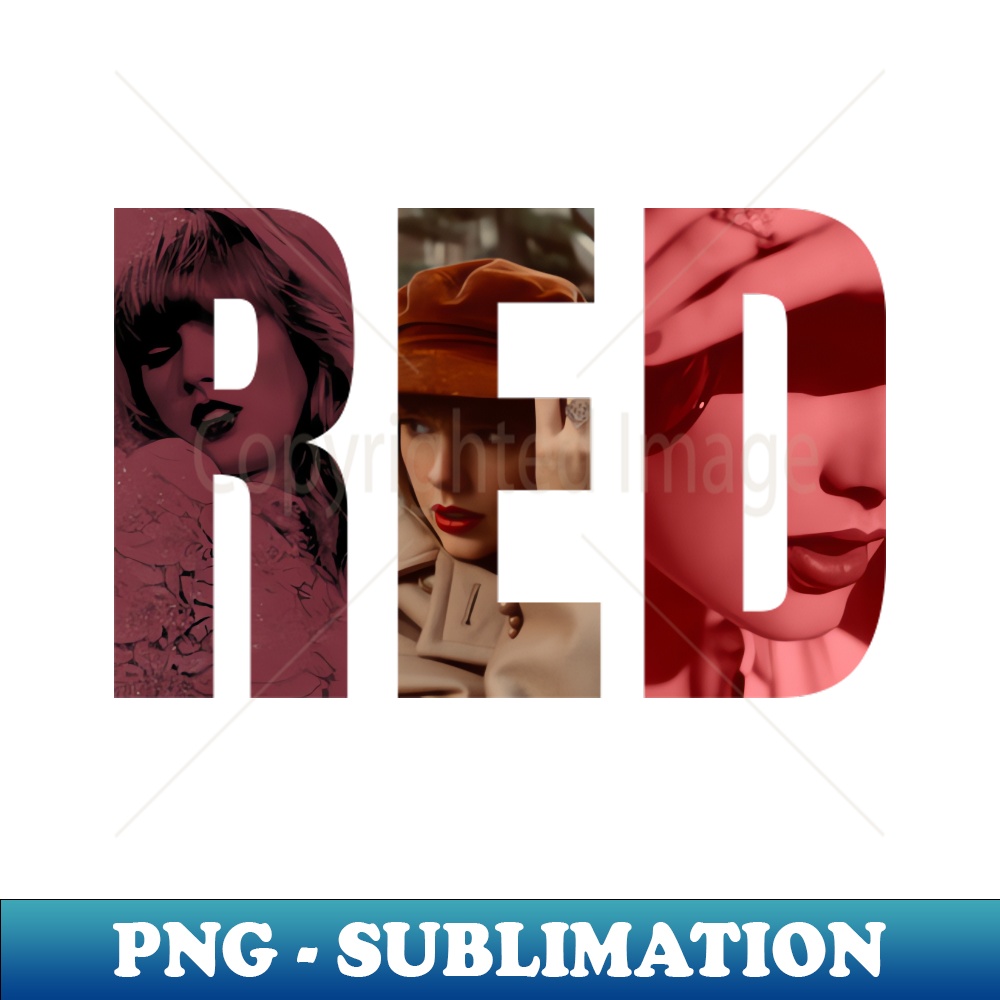 RED Taylor Swift Eras Tour Merch - Artistic Sublimation Digi | Inspire ...