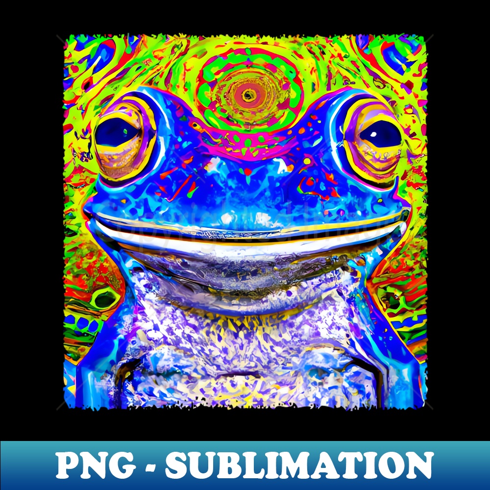 Frogger Spirit Animal 71 - Trippy Psychedelic Frog - Unique | Inspire ...