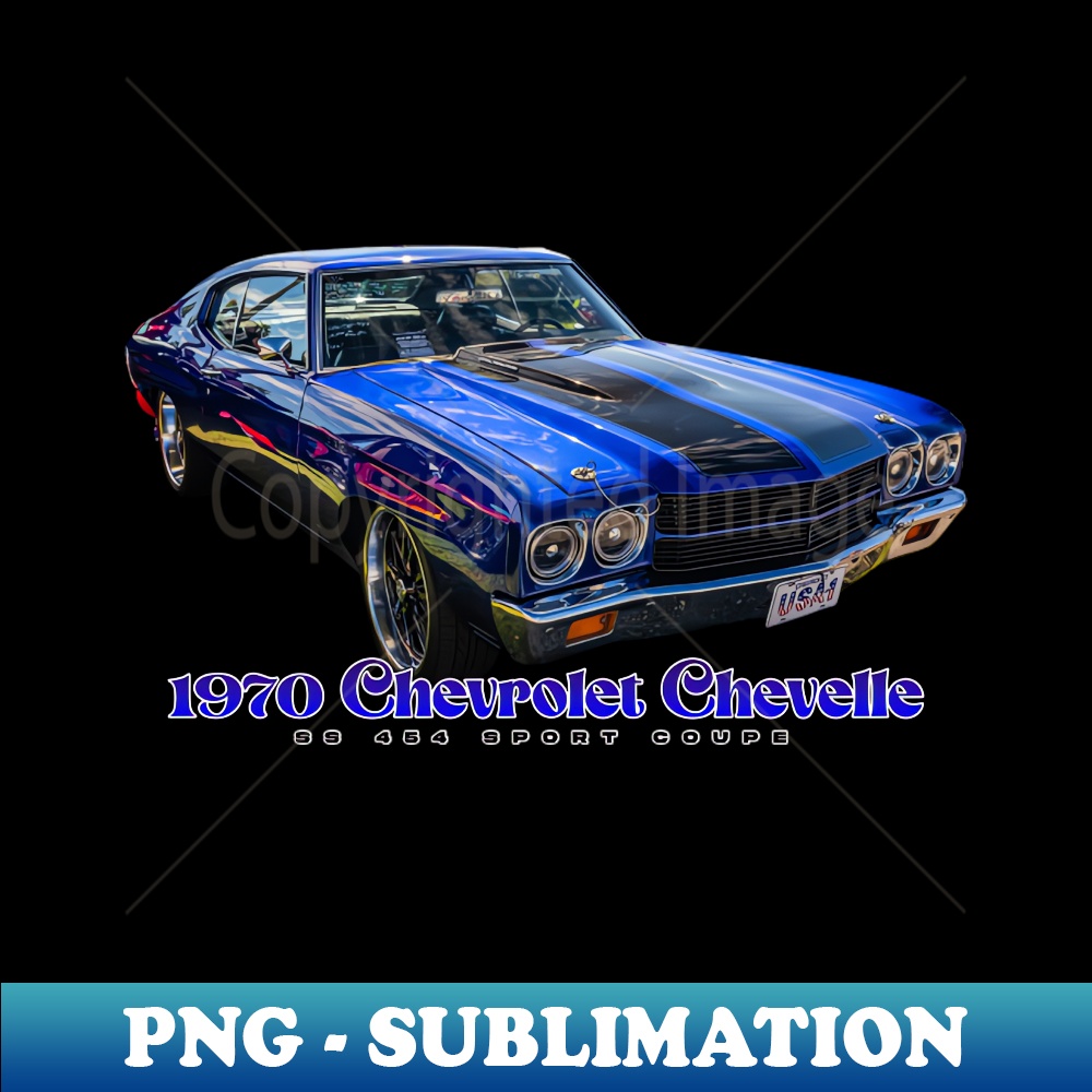 1970 Chevrolet Chevelle SS 454 Sport Coupe - Retro PNG Subli - Inspire ...