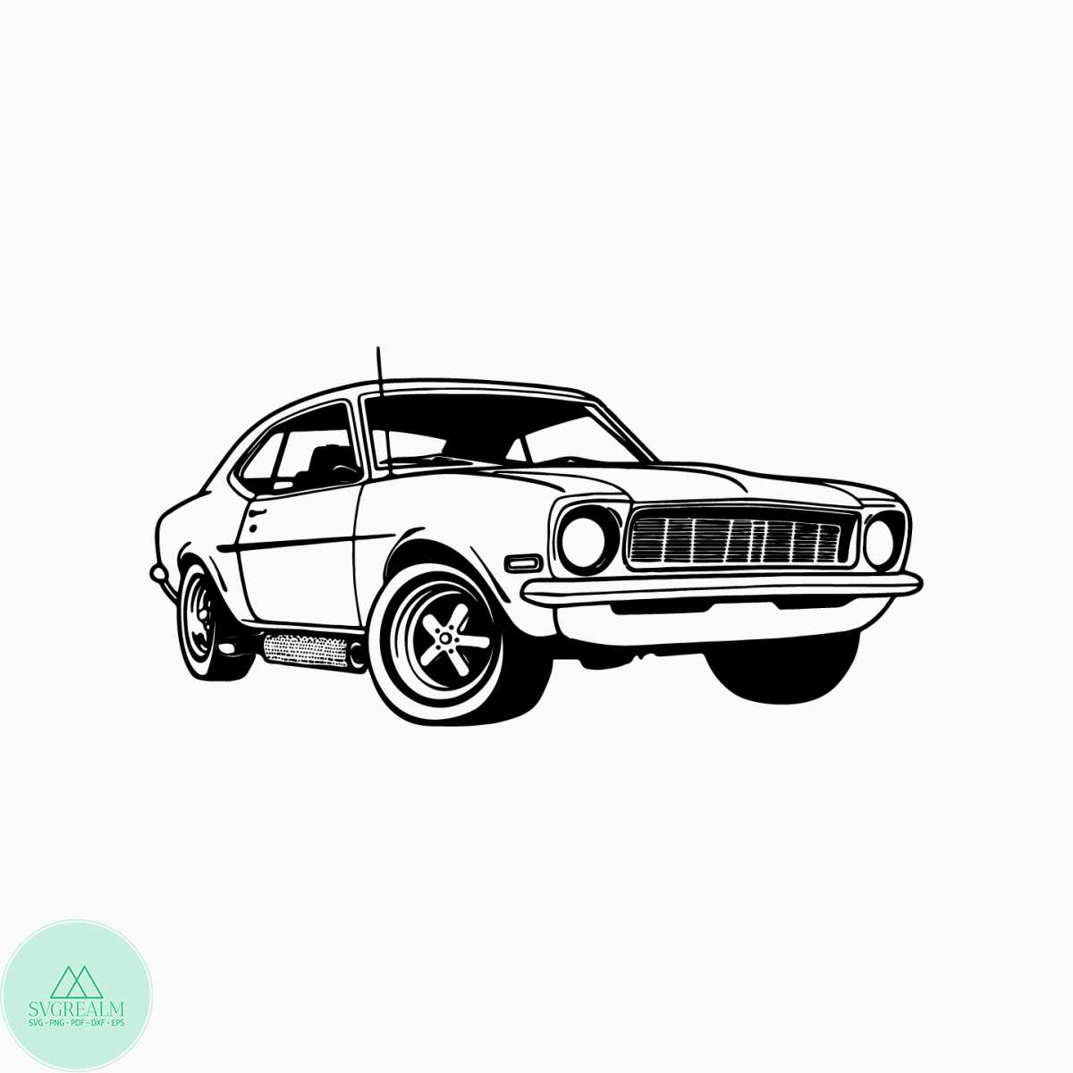 1970 Ford Maverick Grabber SVG, American Muscle, PNG, Vector | Inspire ...