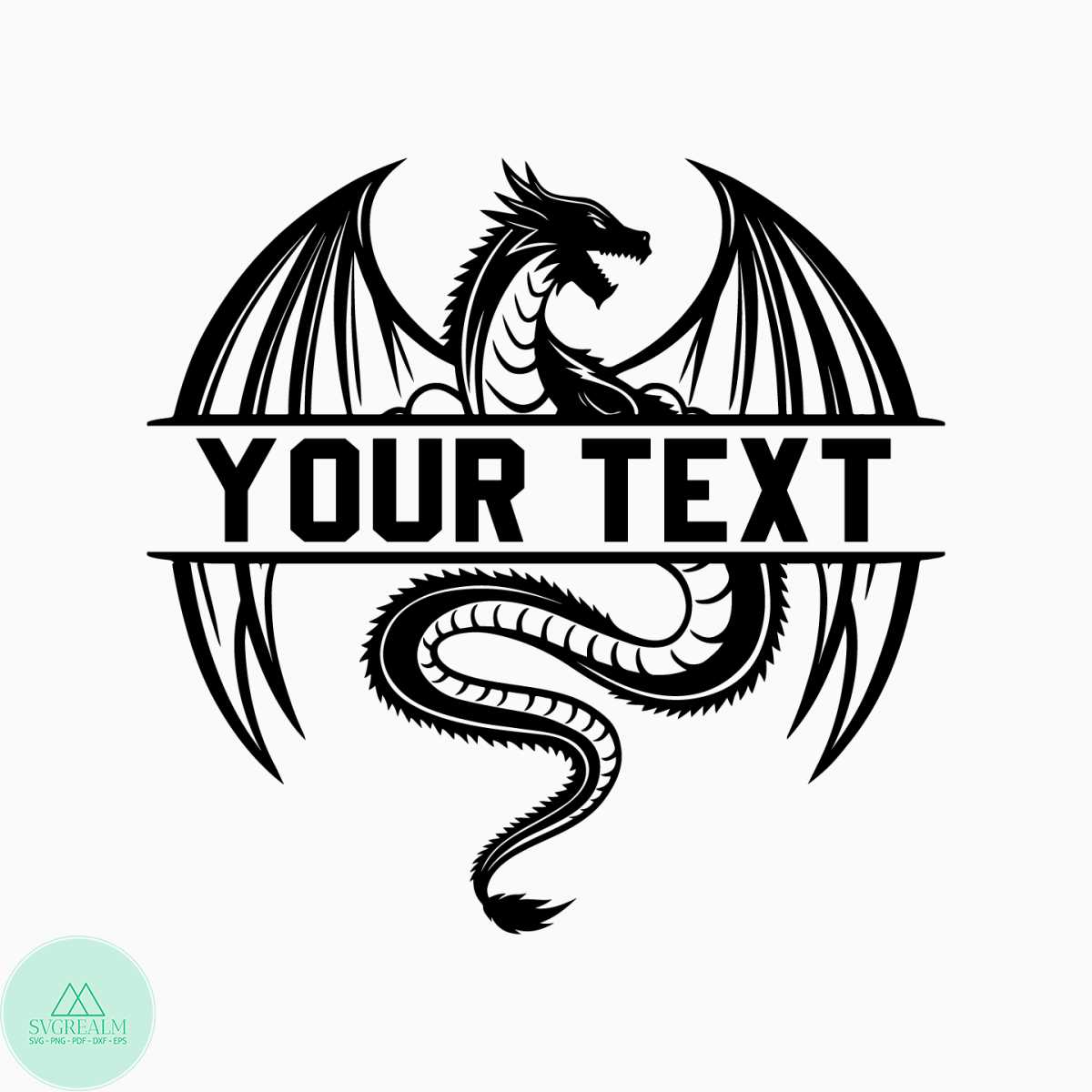 Flying Dragon Svg | Inspire Uplift