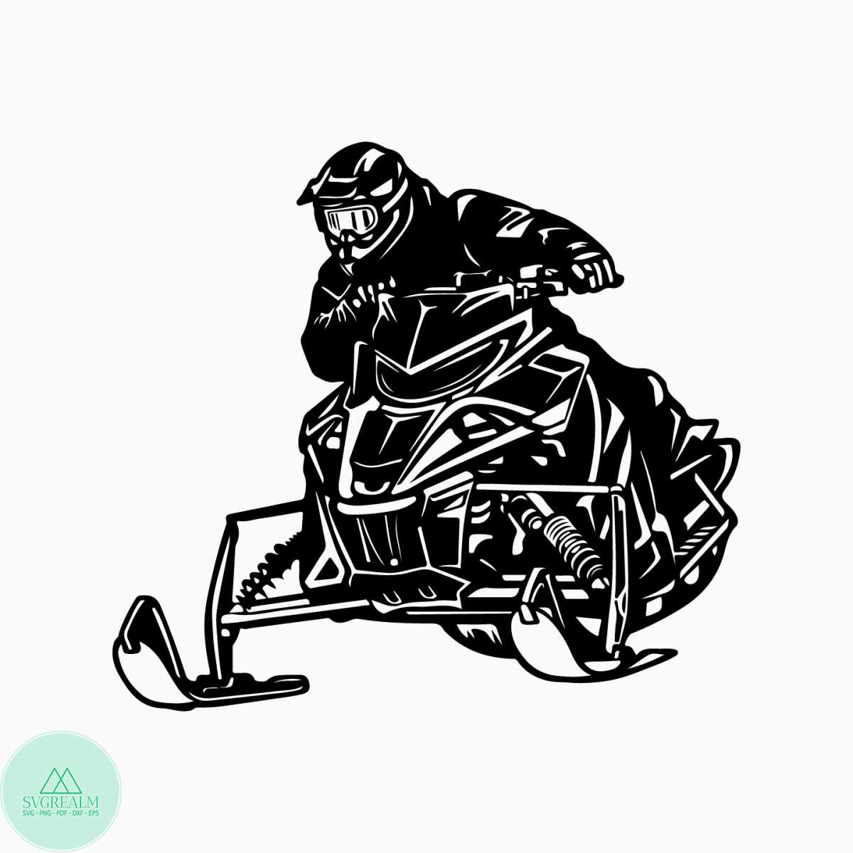 Snowmobile Svg | SkiDoo Clipart | Sled Cut File | Winter Veh | Inspire ...