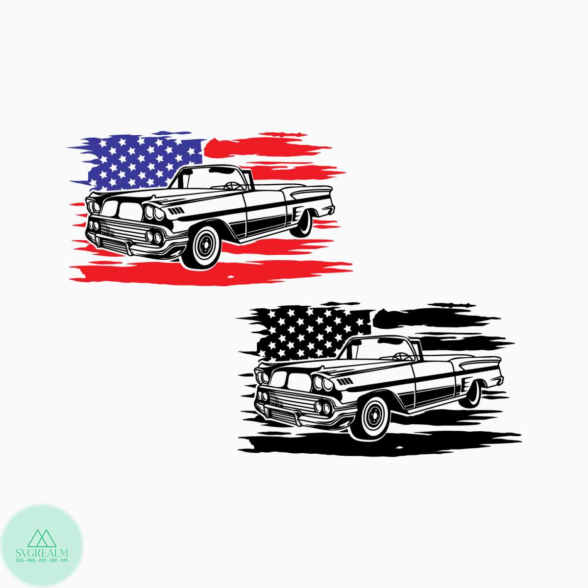 USA Vintage Sport Car Svg File | Sports Car Clipart | Car Cl | Inspire ...