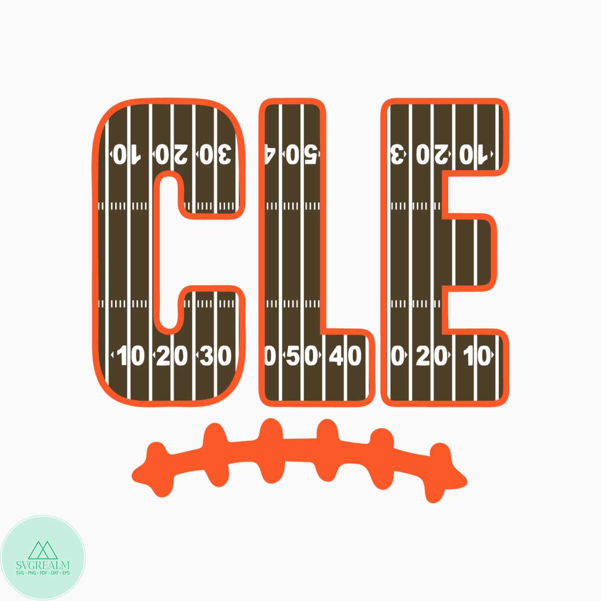 CLE Football svg, Cleveland svg, airport code, png, dxf, svg | Inspire ...