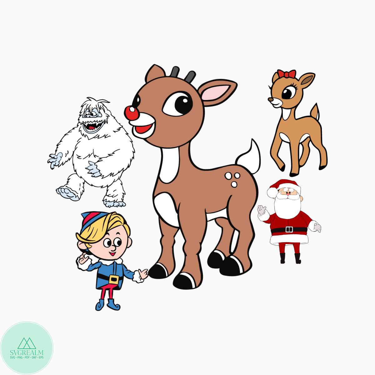 Rudolphs svg, rudolph svg, rudolf the red nosed reindeer svg - Inspire ...
