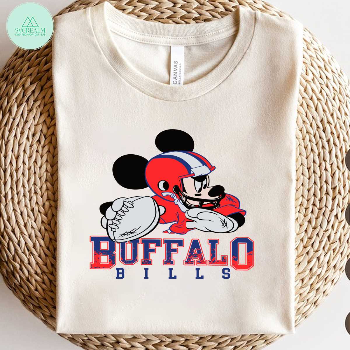 Buffalo Bills Mickey Mouse SVG | Inspire Uplift