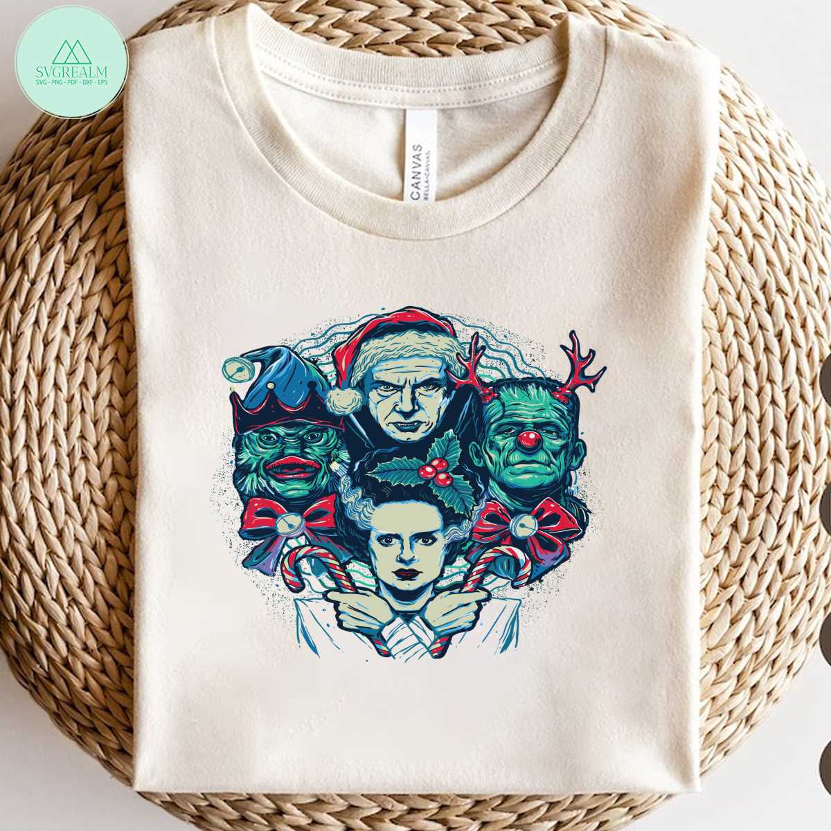Monsters Christmas Horror Characters SVG | Inspire Uplift
