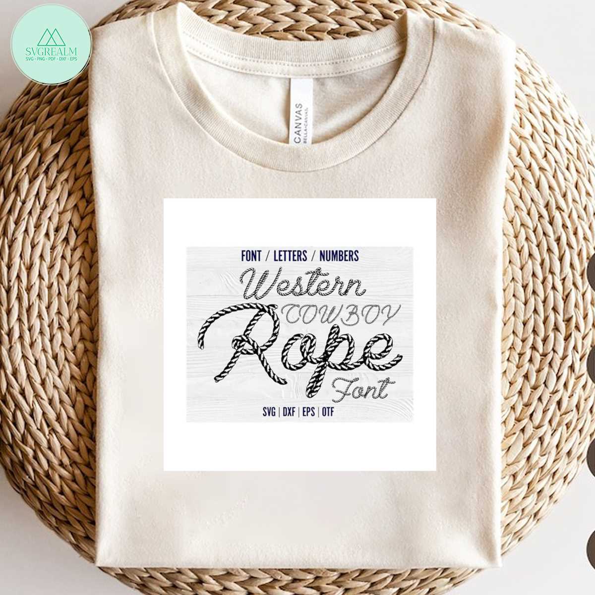 Western Cowboy Rope font Otf Handwriting Font Svg Rope Lette - Inspire ...