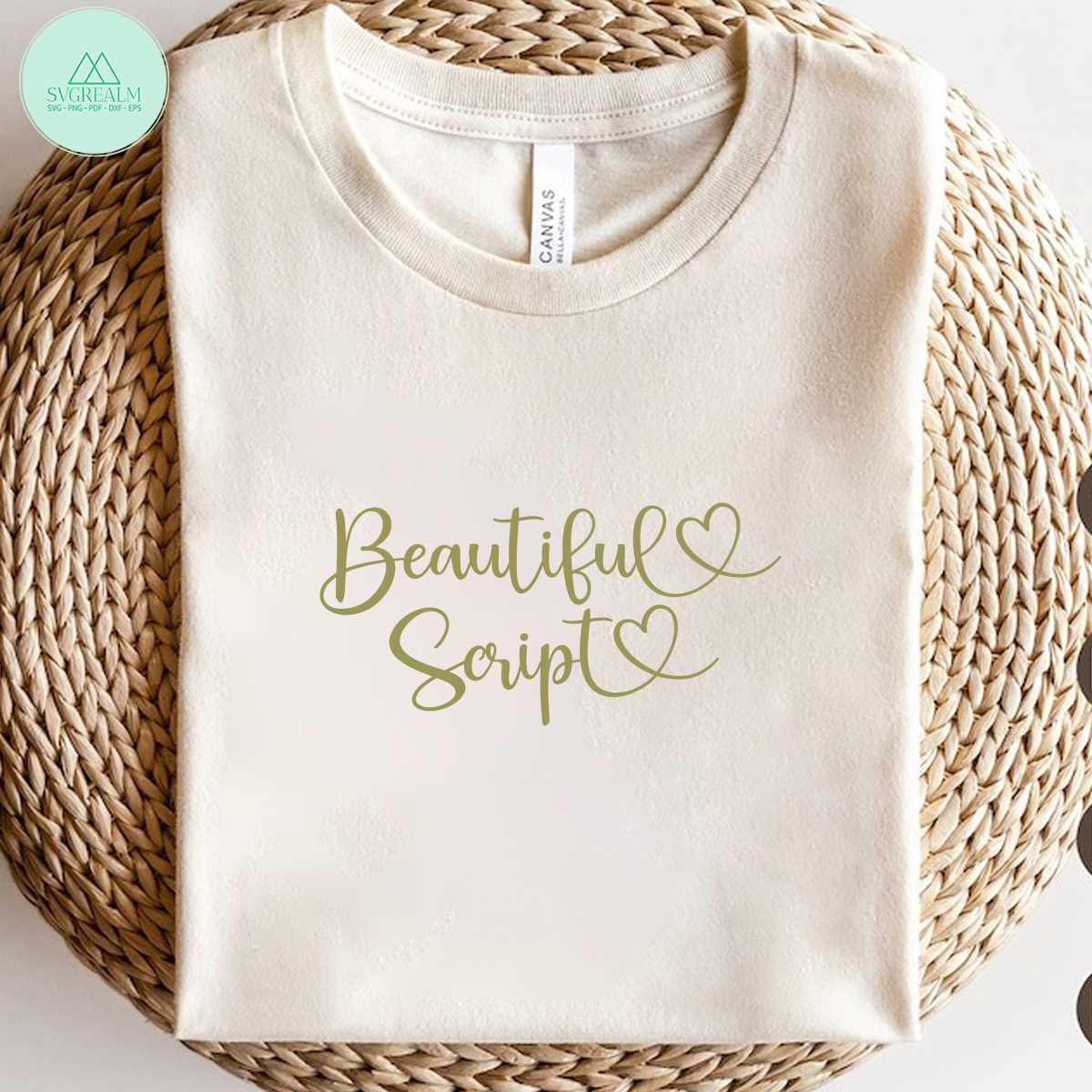 Beautiful Script Font, Script Font,Font with Hearts,Font wit | Inspire Uplift