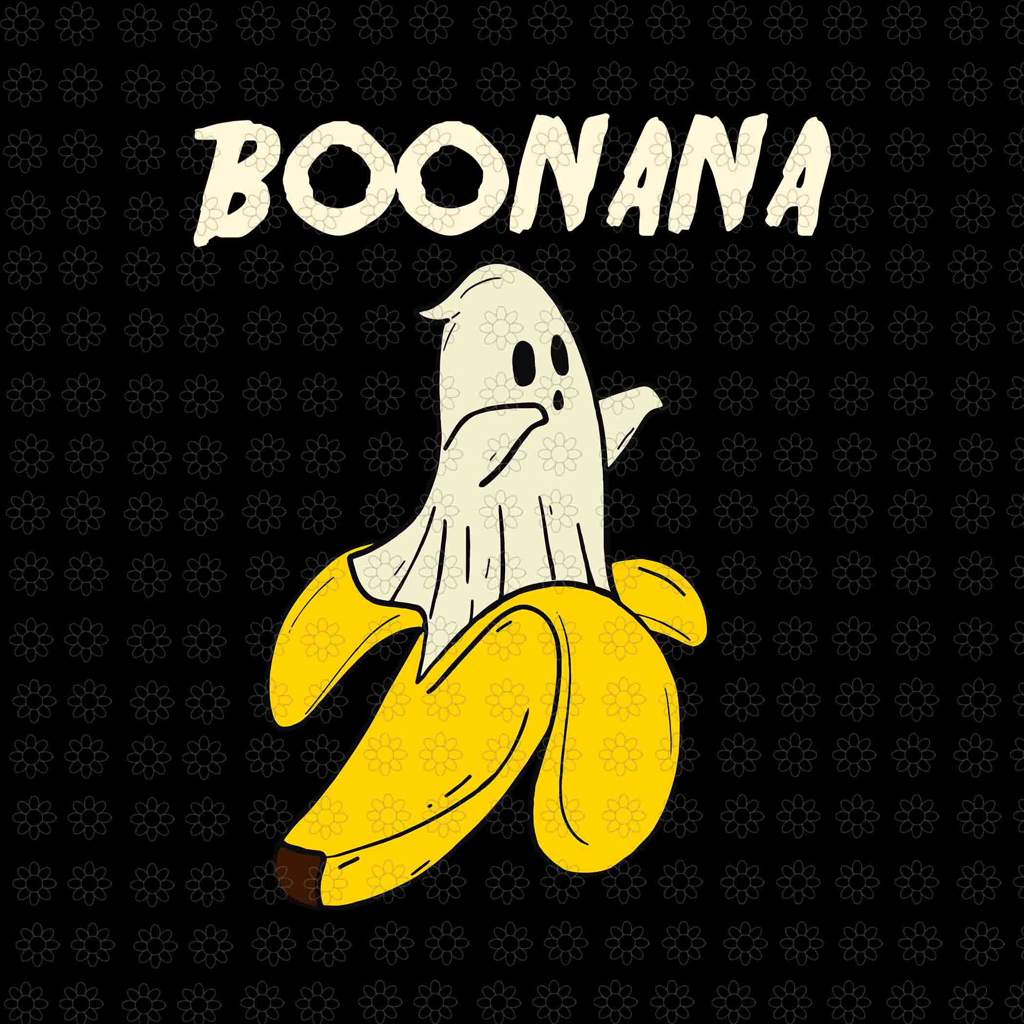 Boonana Halloween Svg, Funny Cute Banana Ghost Svg, Hallowee | Inspire ...