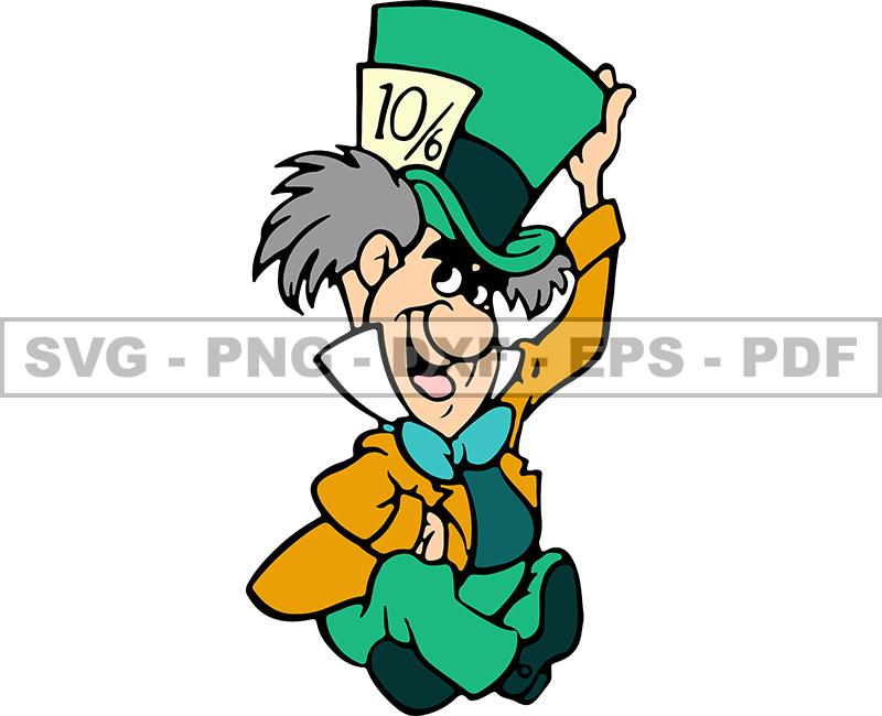 March Hare Svg, Cartoon Customs SVG, EPS, PNG, DXF 97 - Inspire Uplift
