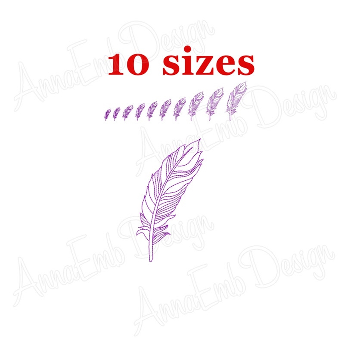 Feather Embroidery design. Feather Tribal. Feather mini Embr | Inspire ...