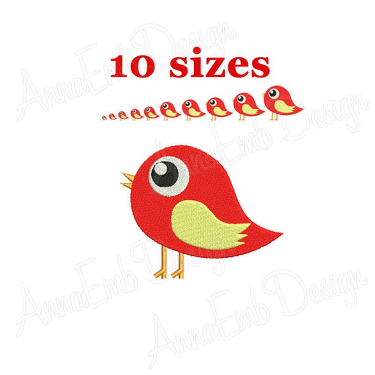 Cute Bird Embroidery Design. Peace Embroidery Design. Bird s | Inspire ...