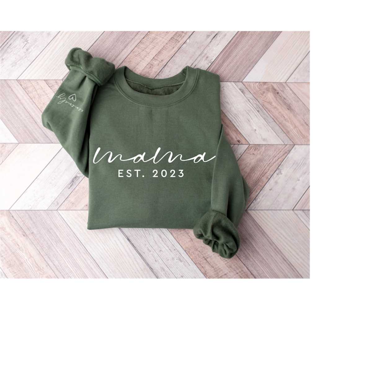 Personalized Mom Sweater With Kids Names - Custom Mama Sweat | Inspire ...