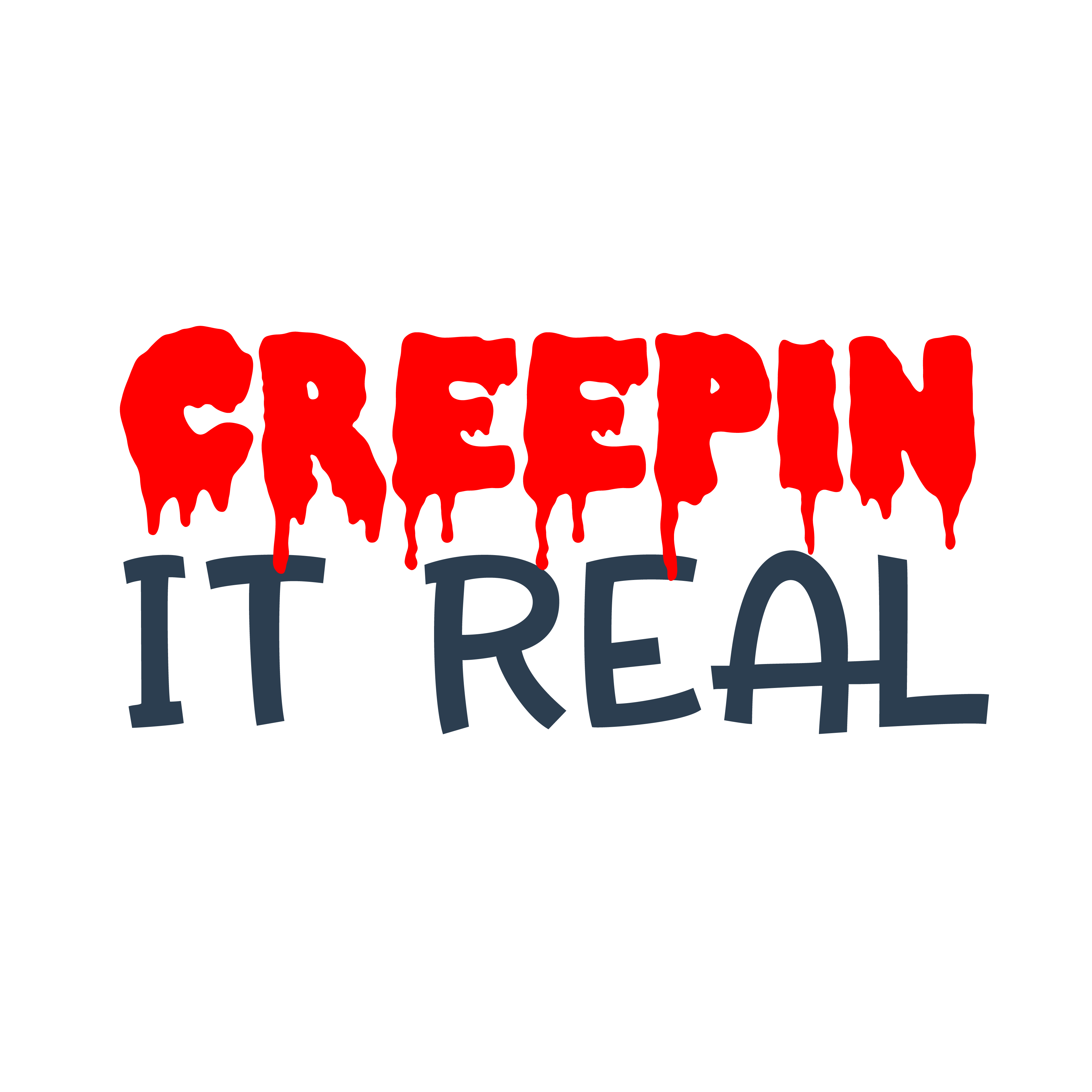 Creepin It Real Svg, Halloween Svg, Halloween Sign Svg, Silh | Inspire ...