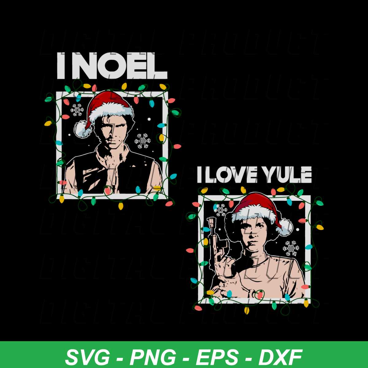Star Wars Christmas I Love Yule SVG Cutting Digital File | Inspire Uplift