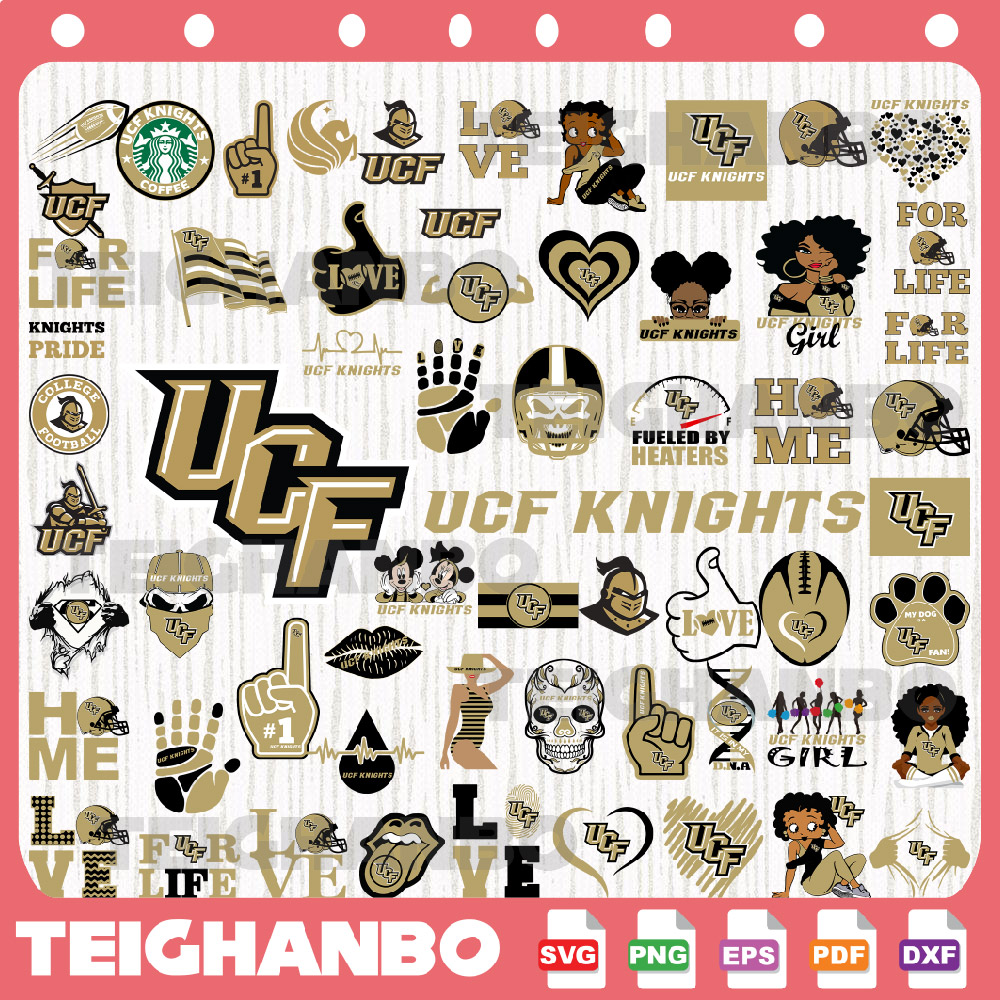 61 Files UCF Knights Team Bundle Svg, UCF Knights Svg, NCAA | Inspire ...