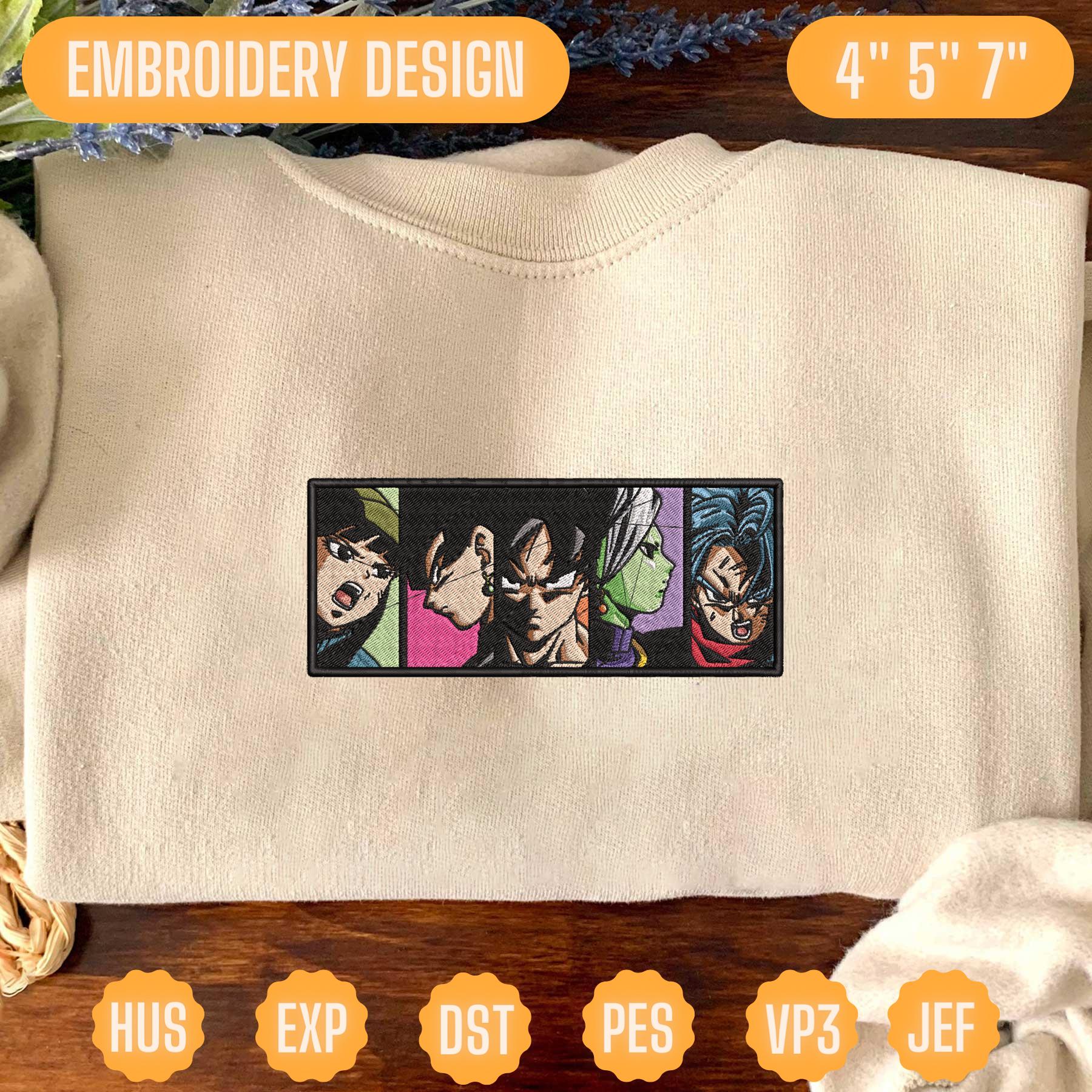 Anime Embroidery Design File, Machine Embroidery Designs, In | Inspire ...