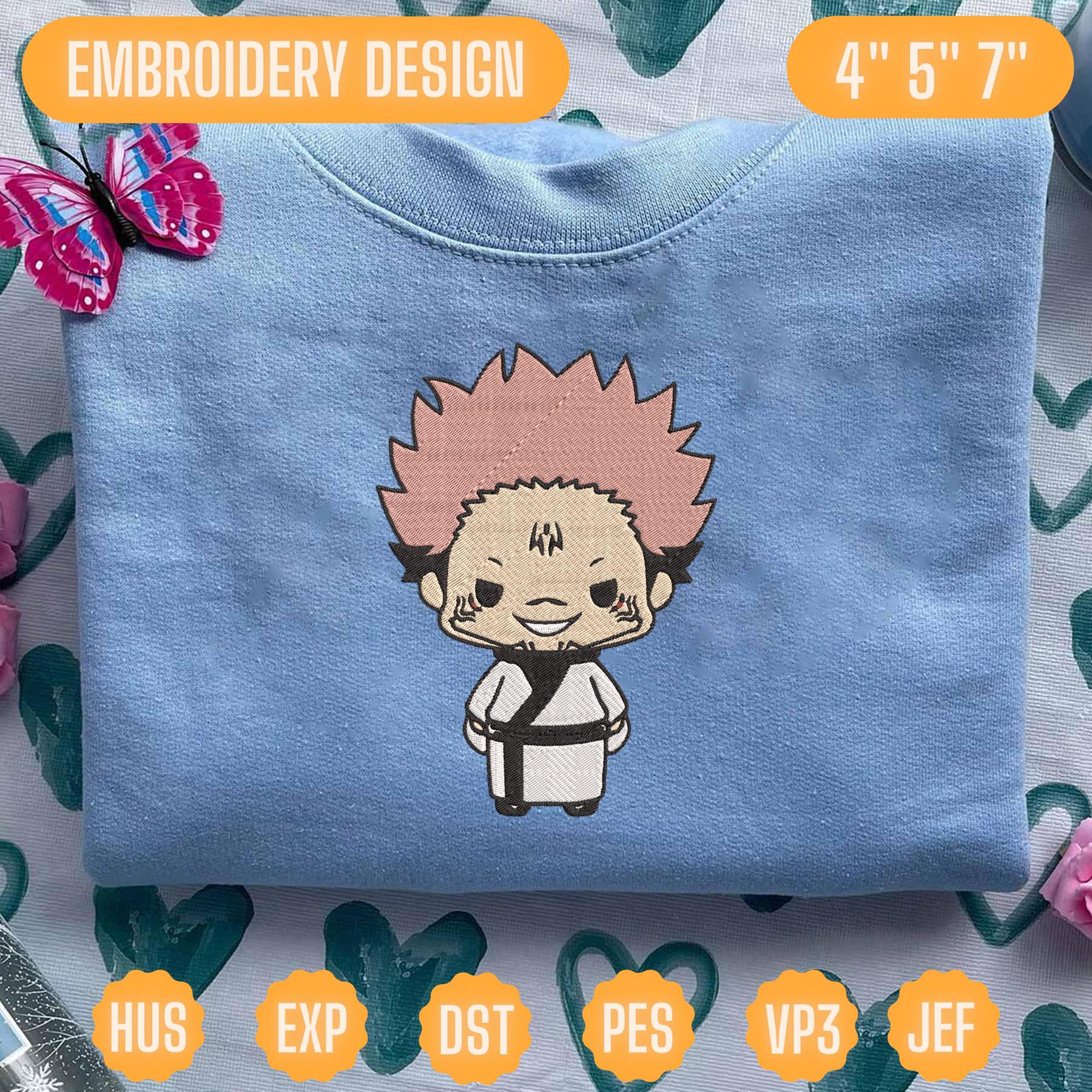 Devil Embroidery Designs, Anime Embroidery FIles, Sorcerer | Inspire Uplift
