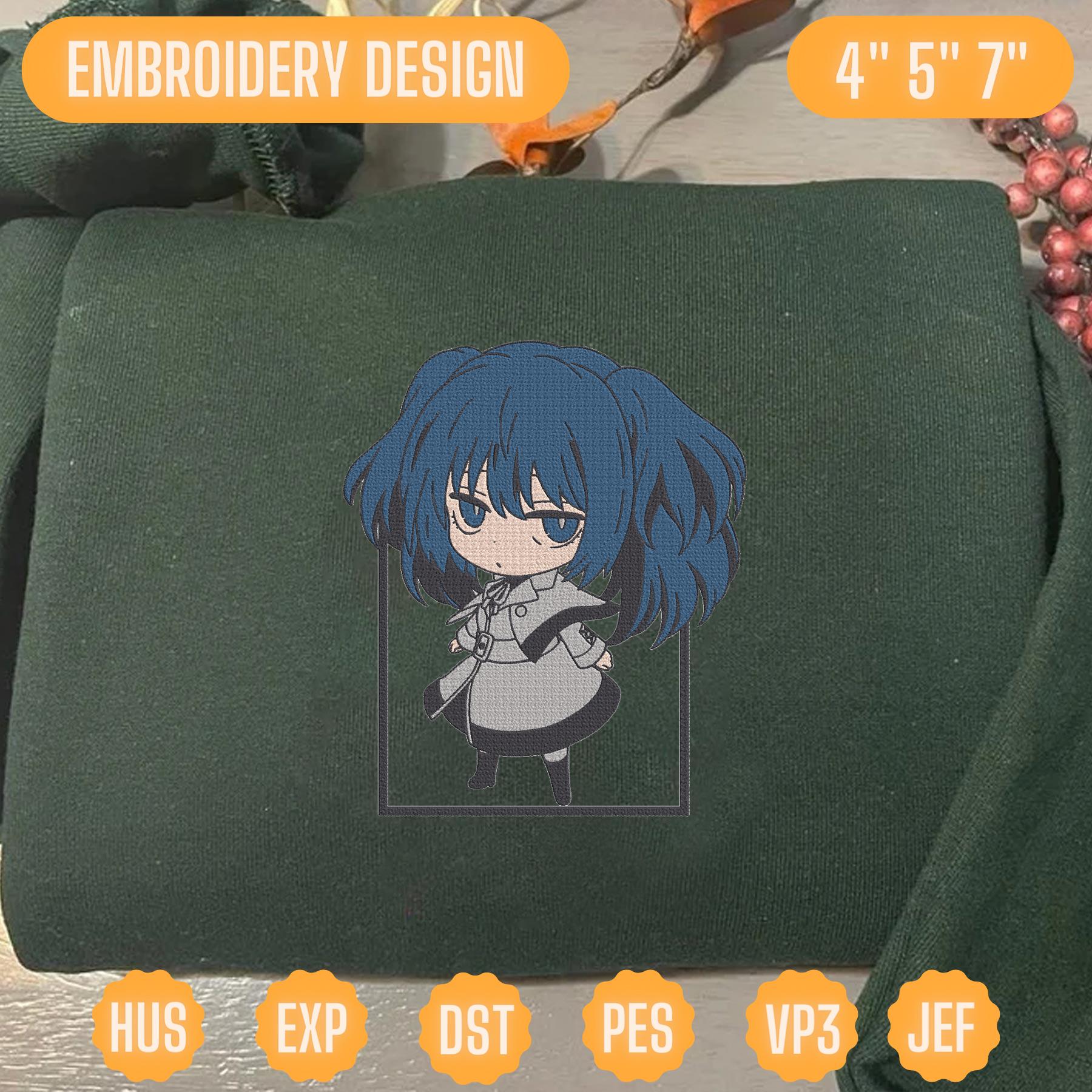 Cute Anime Girl Embroidery, Anime Hero Embroidery Designs, E - Inspire ...