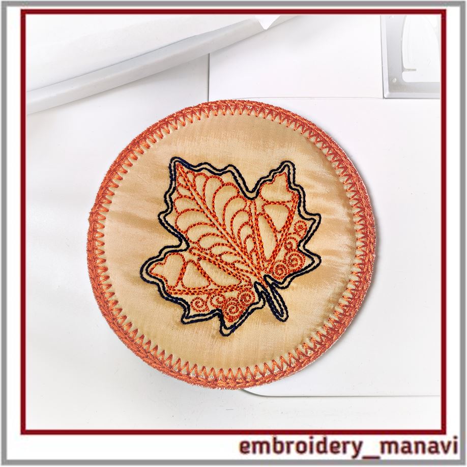 ITH embroidery designs of round napkins for for hot dishes | Inspire Uplift