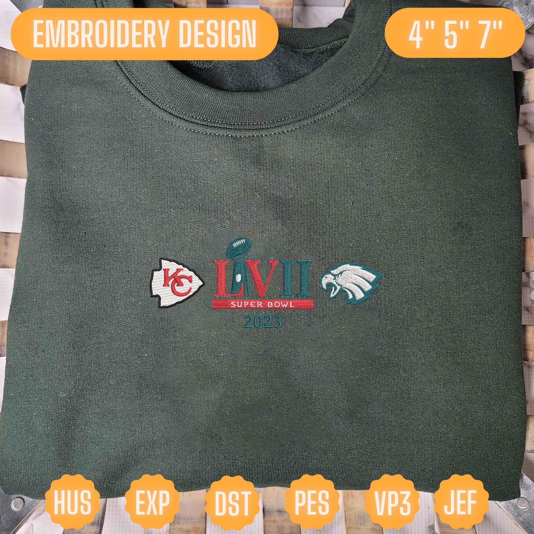 NFL Super Bowl LVII Embroidery Design, NFL Football Logo Emb | Inspire ...