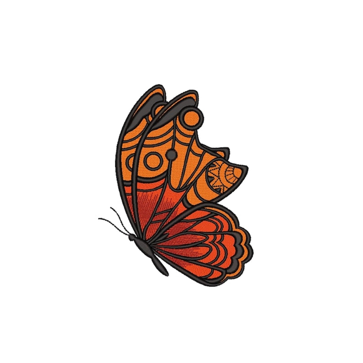Butterfly Embroidery Design, Insect Embroidery File, 4 sizes | Inspire ...