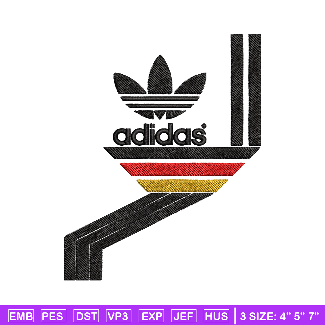 Adidas design Embroidery Design, Adidas Embroidery, Brand Em | Inspire ...