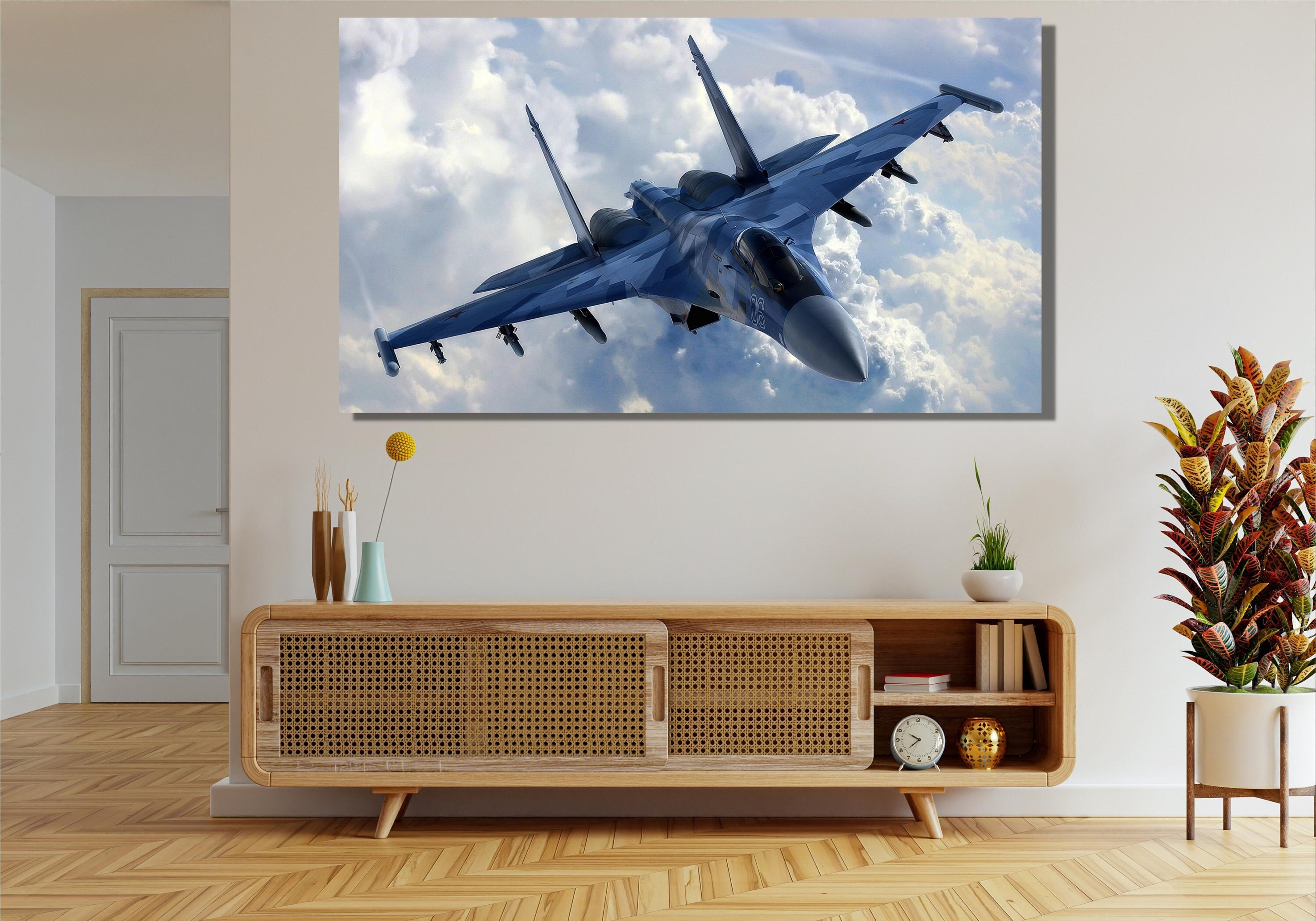 F-16 Falcon Fighter Jet Ready To Hang Canvas,F-16 Military P - Inspire ...