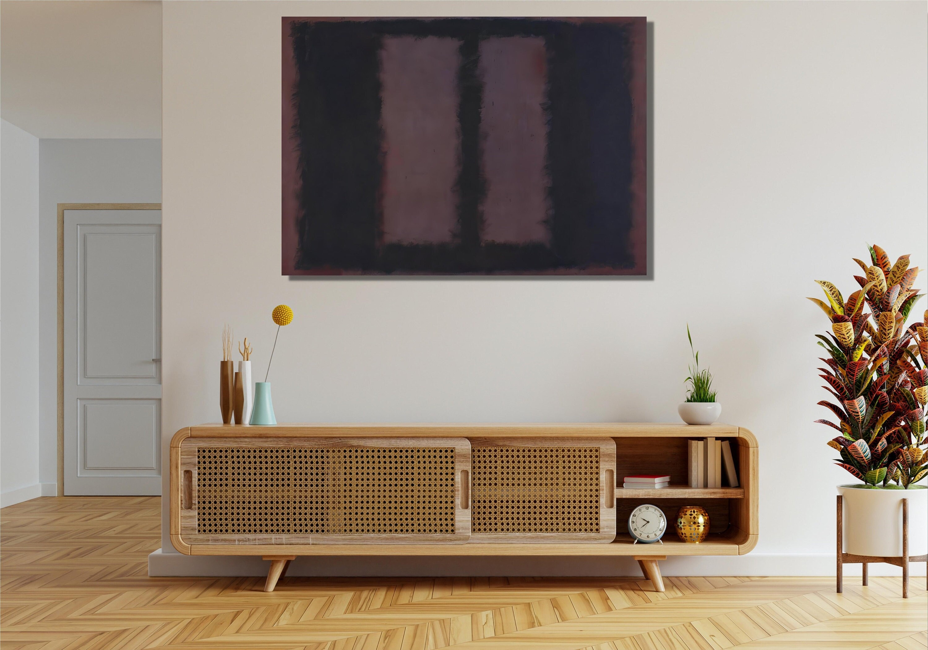 Mark Rothko Black on Maroon 1958 Ready To Hang Canvas,Mark R | Inspire ...