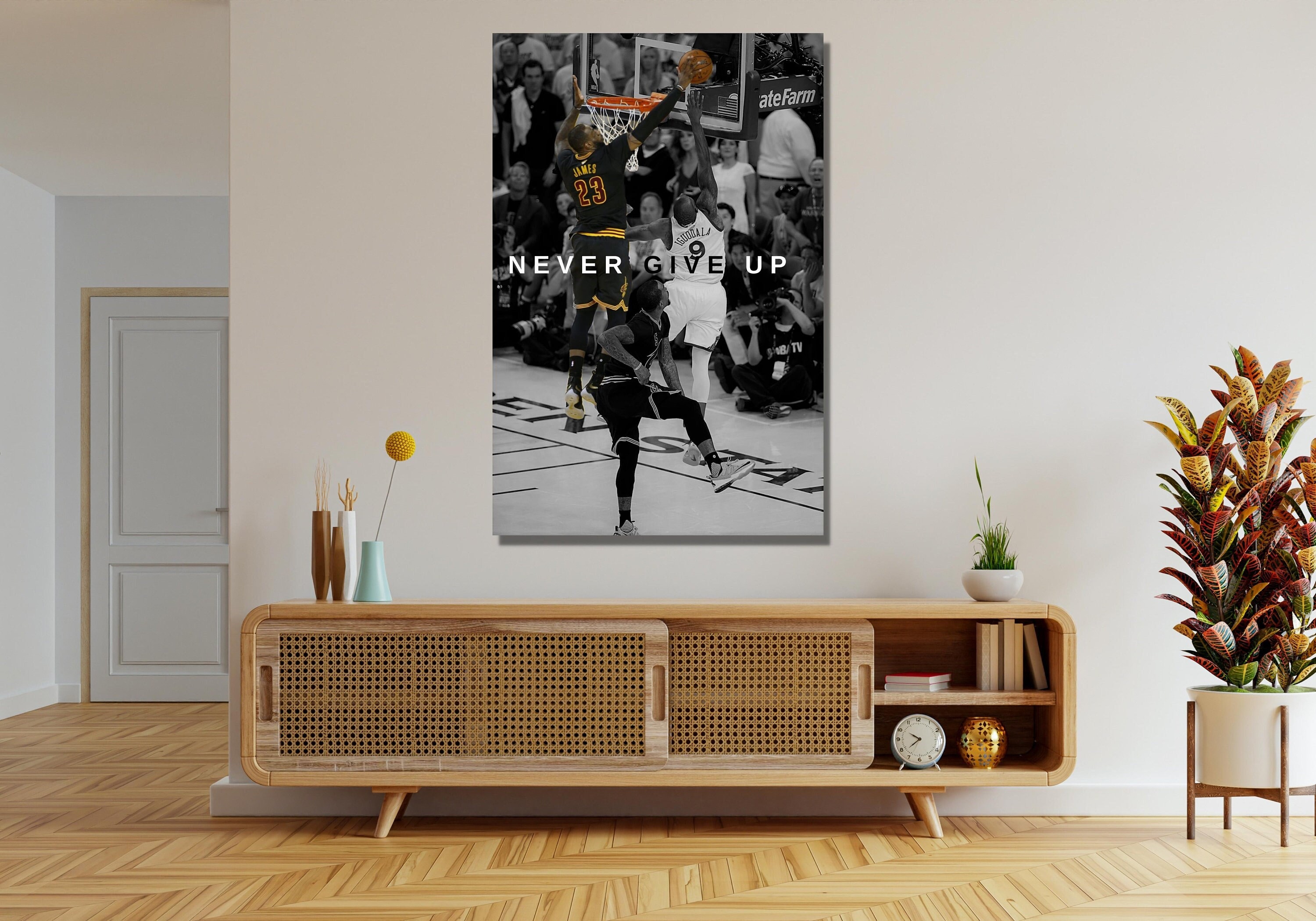 The Legend Block Lebron James Ready To Hang Canvas,NBA Fan G | Inspire ...