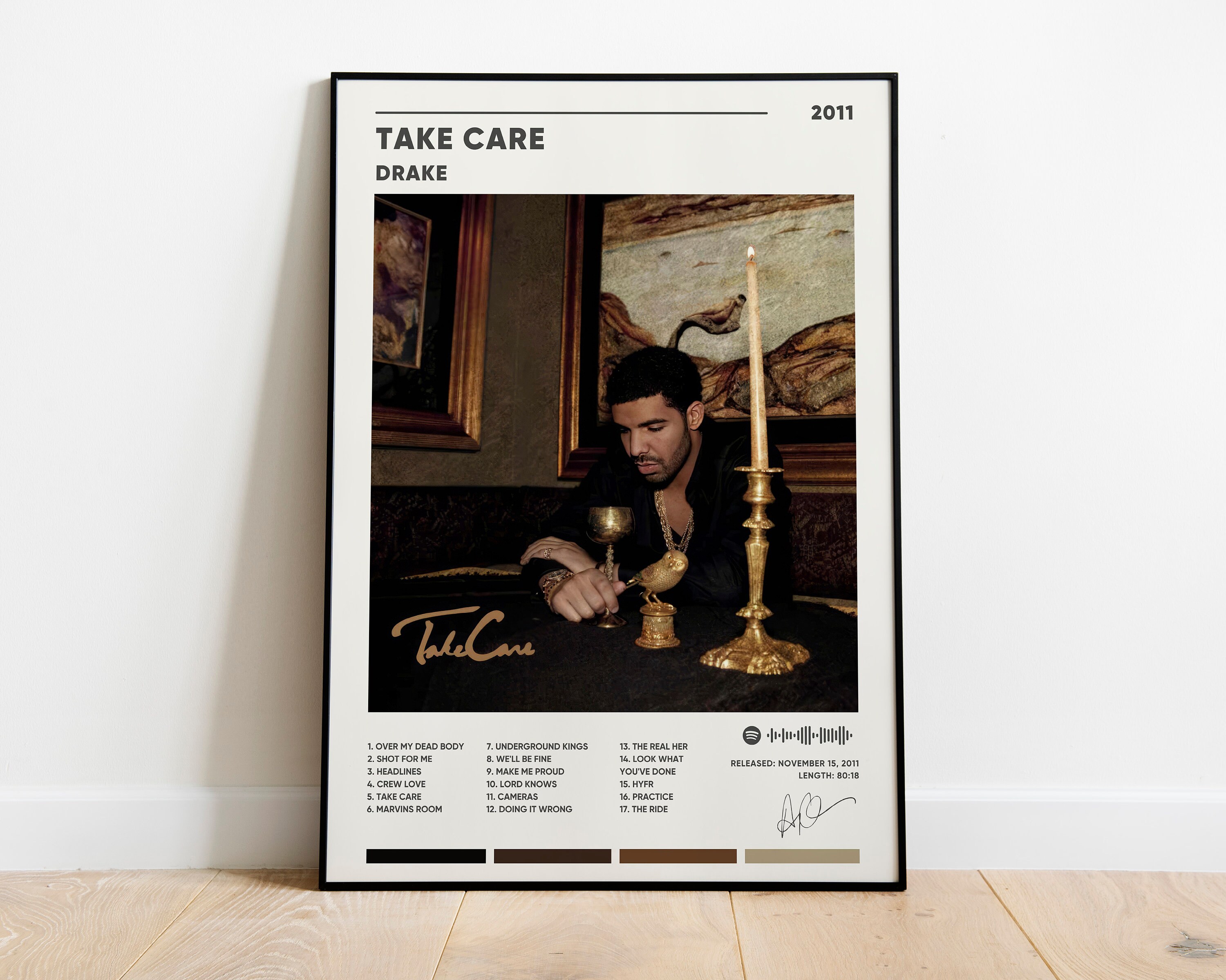 Drake Take Care Album Cover Poster, Drake Take Care Poster P | Inspire ...