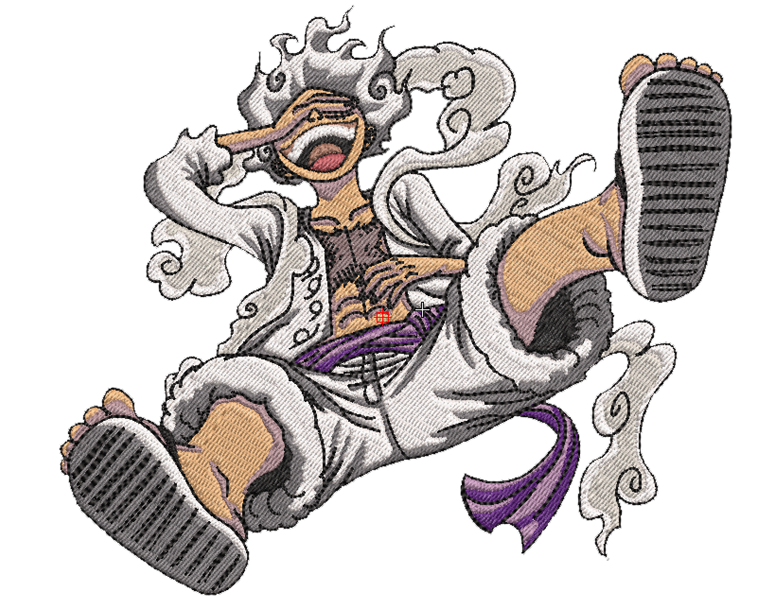 Luffy, One Piece, Machine Embroidery Design, Instant Downloa | Inspire ...