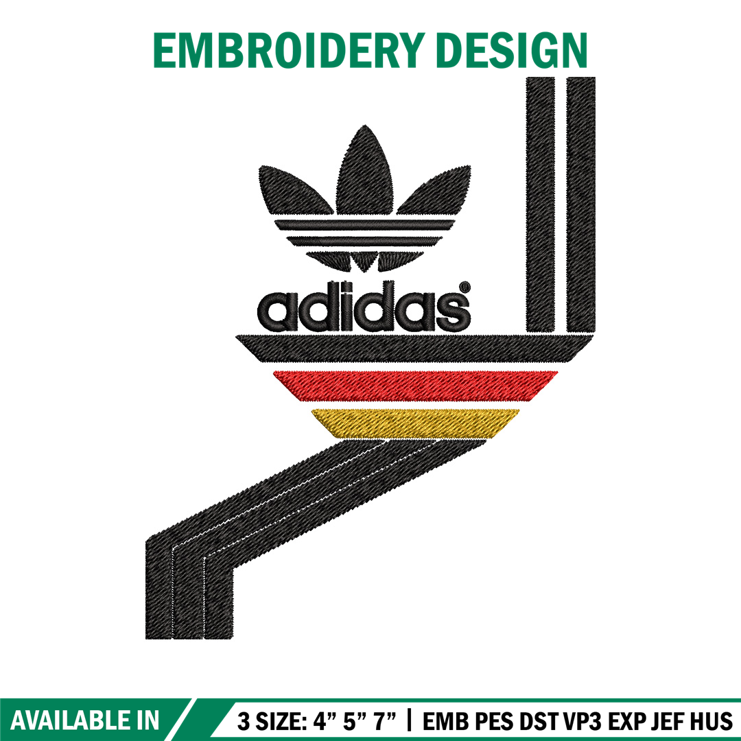 Adidas design Embroidery Design, Adidas Embroidery, Brand Em | Inspire ...