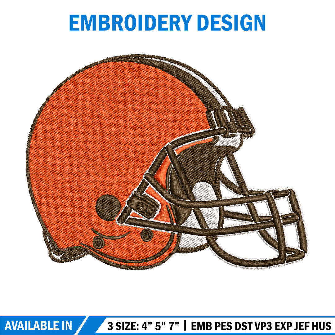 Cleveland Browns logo Embroidery, NFL Embroidery, Sport embr | Inspire ...
