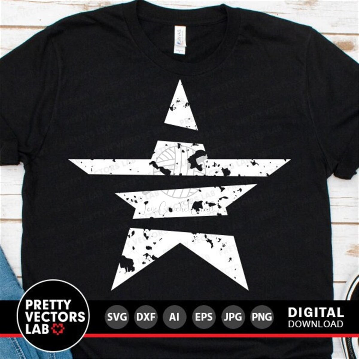Star Svg, Grunge Star Svg, Split Star Svg, Dxf, Eps, Png, Pa - Inspire ...