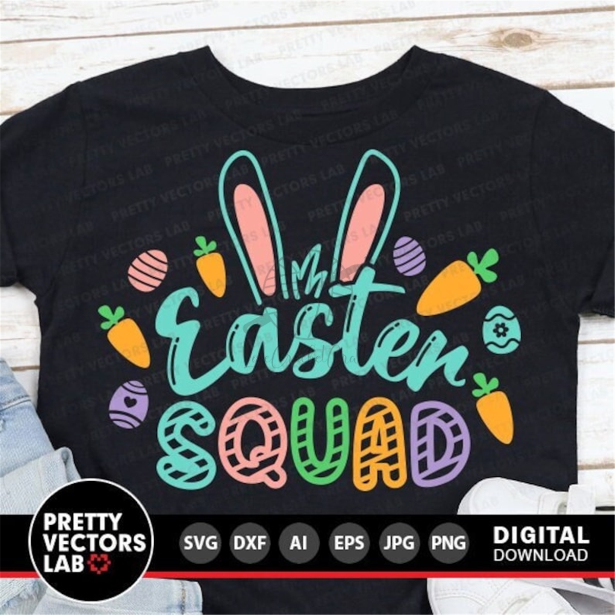Easter Svg, Easter Squad Svg, Easter Bunny Cut Files, Funny | Inspire ...