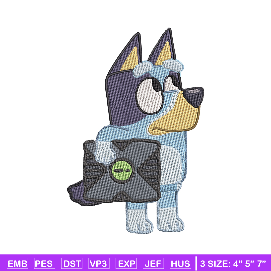 Bluey cartoon Embroidery, Bluey Embroidery, Embroidery File, - Inspire ...