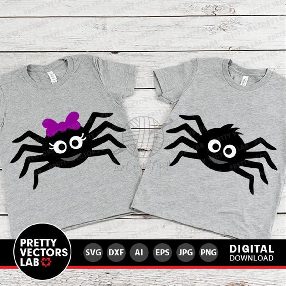 Spiders Svg, Halloween Cut Files, Girl and Boy Spider Svg Dx - Inspire ...