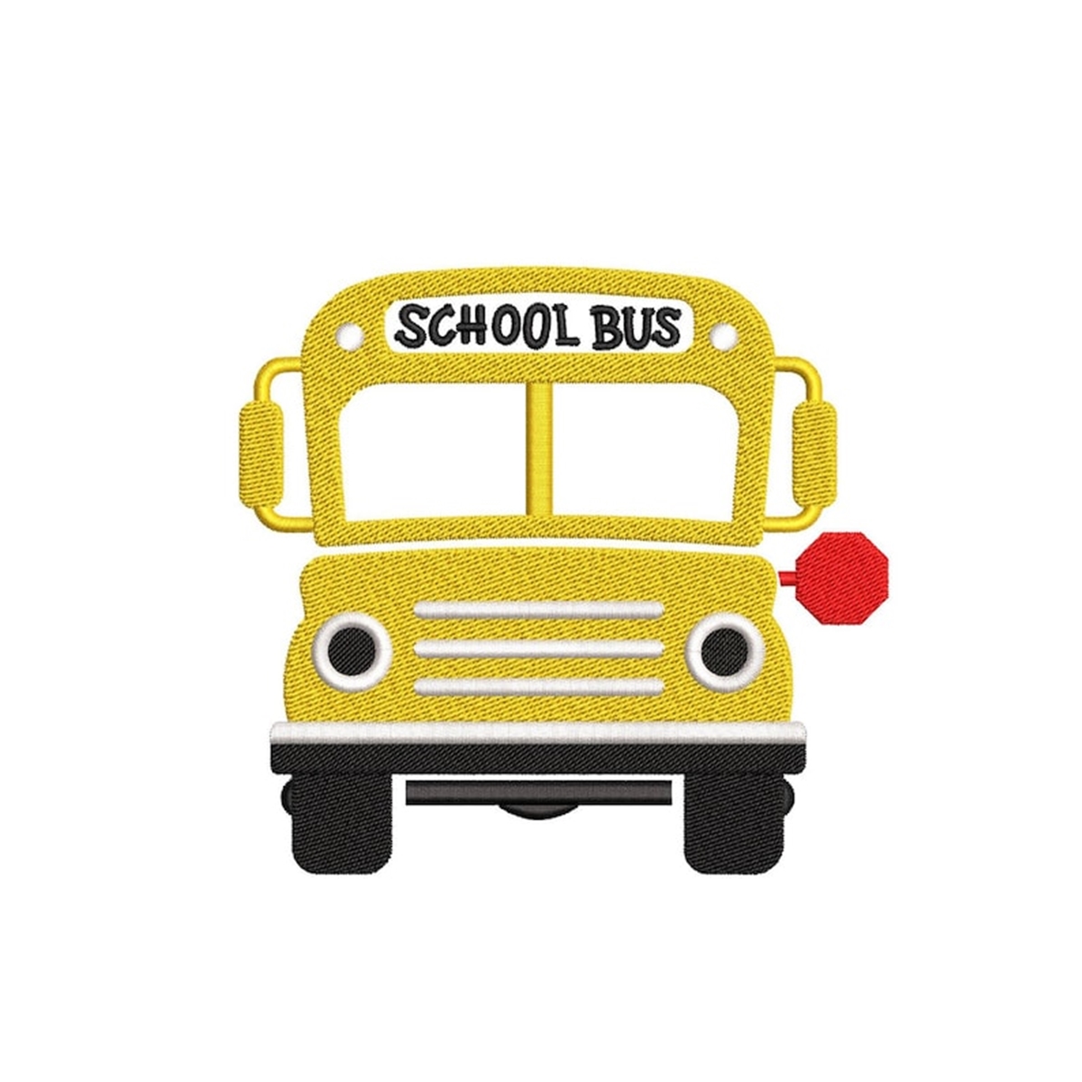 School Bus Embroidery Design, School Bus Drive Embroidery Fi | Inspire ...