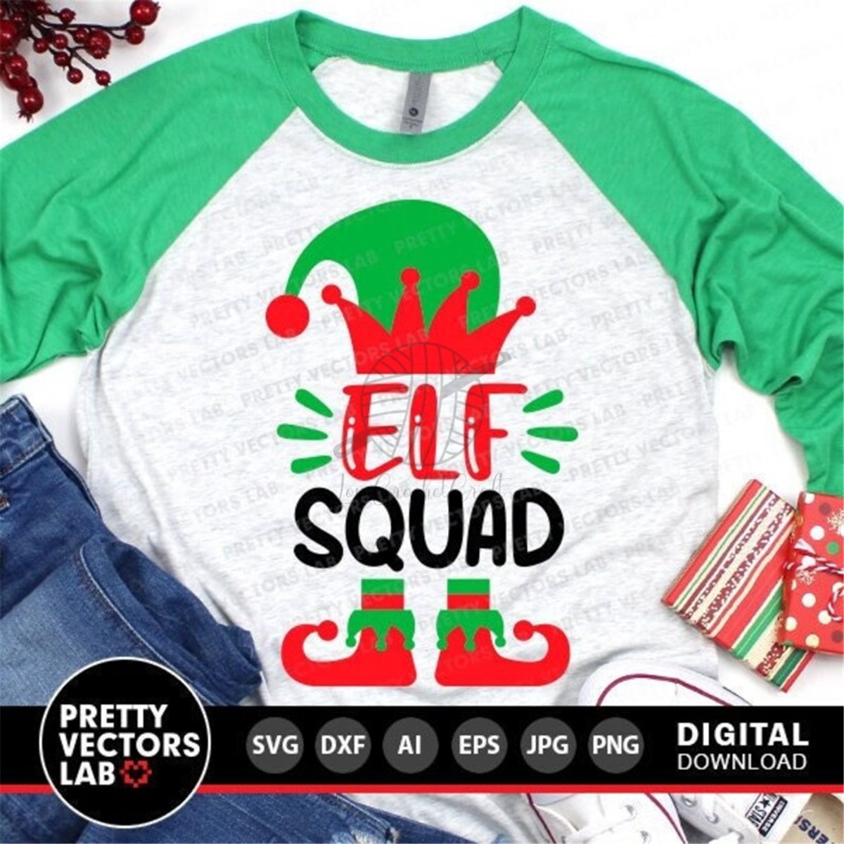 Elf Squad Svg, Christmas Elf Svg, Elf Crew Svg, Holiday Svg | Inspire ...