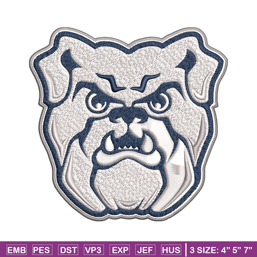 Butler Bulldogs embroidery design, Butler Bulldogs embroider | Inspire ...