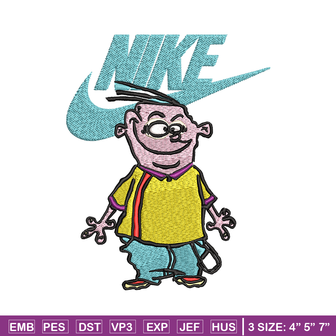 Cartoon swoosh Nike Embroidery design, Cartoon swoosh Nike E - Inspire ...
