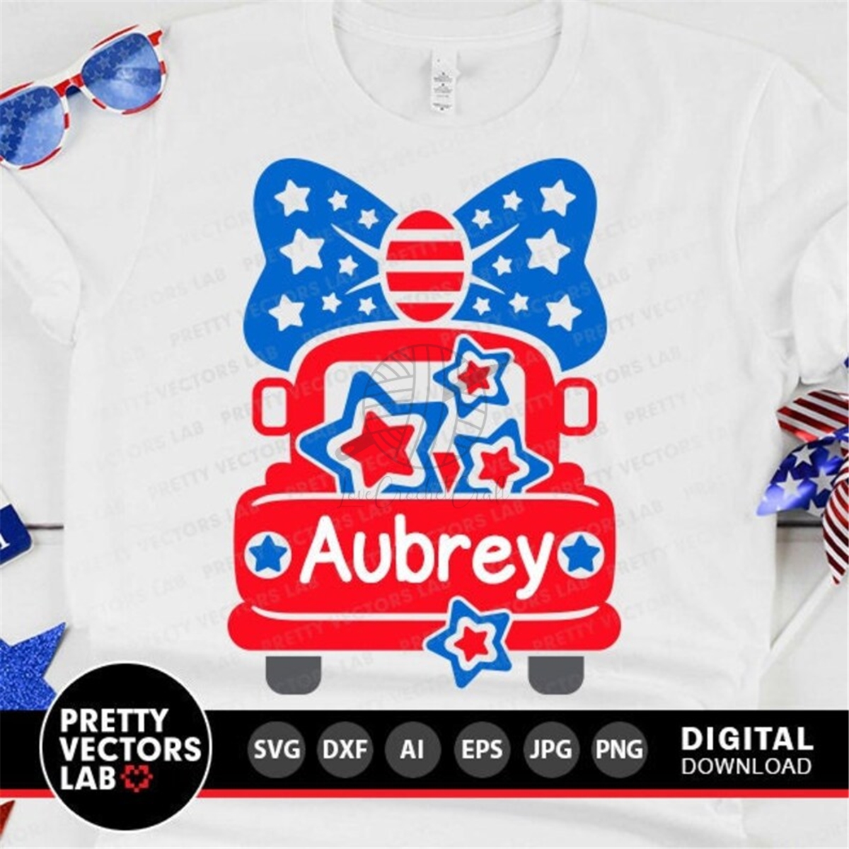 Patriotic Truck Svg, 4th of July Svg, USA Truck Cut Files, G | Inspire ...