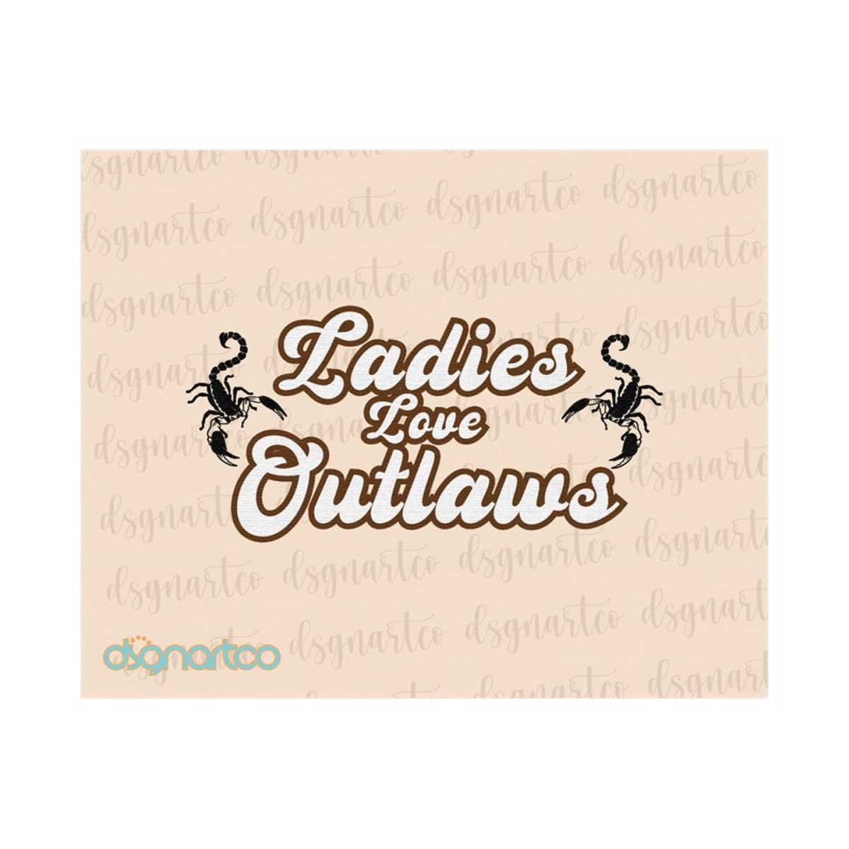 Ladies Love Outlaws Png, Western PNG, Retro Western Png, Wes - Inspire ...